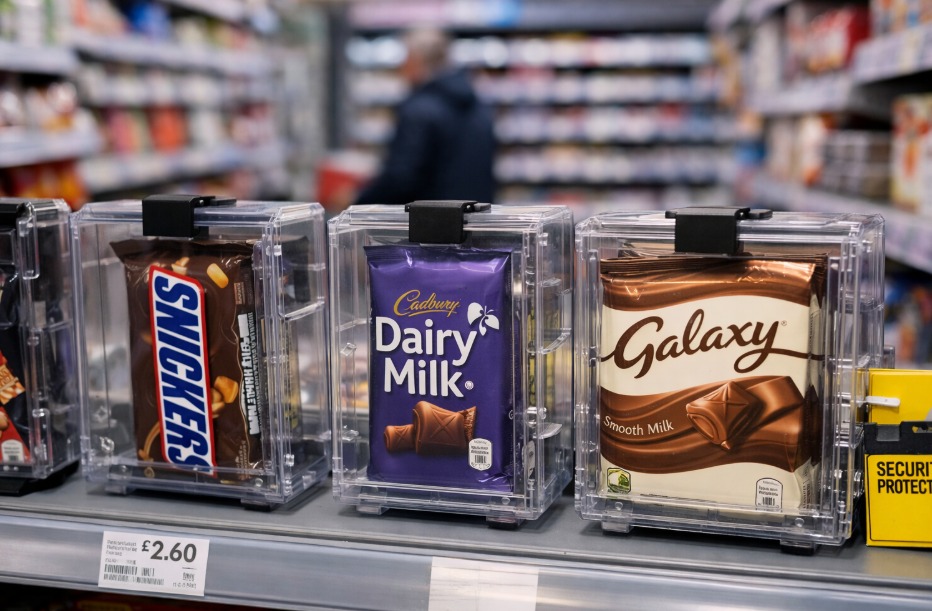 Chocolate locked in anti-theft boxes as London supermarkets tackle ...